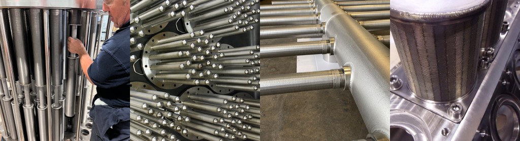 Metallic filter elements, candles, screens, strainers & baskets ...